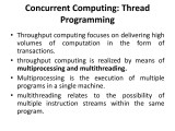 Ppt Concurrent Computing Thread Programming Powerpoint Presentation