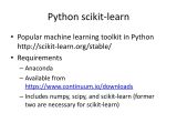 Ppt Basic Machine Learning Background With Python Scikit Learn