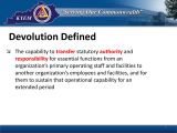 Ppt Devolution And Reconstitution Planning For Continuity Powerpoint