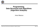 Ppt Programming Data Structures And Algorithms Algorithm Analysis