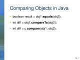 Ppt Comparing Objects In Java Powerpoint Presentation Free Download