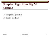 Ppt Simplex Algorithm Big M Method Powerpoint Presentation Free