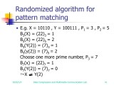Ppt Randomized Algorithms For Prime Number Testing And Data