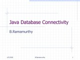 Ppt Java Database Connectivity Powerpoint Presentation Free Download