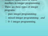 Ppt Understanding Integer Goal And Nonlinear Programming Powerpoint