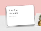 Ppt Sept 6 Function Families Day 2 Function Notation Powerpoint