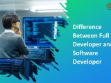 Ppt Difference Between Full Stack Developer And Software Developer