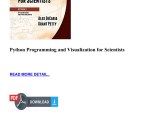 Ppt Python Programming And Visualization For Scientists Powerpoint