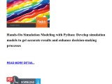 Ppt Hands On Simulation Modeling With Python Develop Simulation