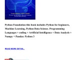 Ppt Python Foundation This Book Includes Python For Beginners Machine