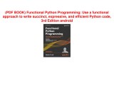 Ppt Pdf Book Functional Python Programming Use A Functional