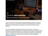 Ppt Essential Java Libraries Every Developer Should Know About