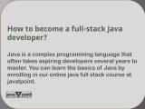 Ppt Java Full Stack Certification Course Powerpoint Presentation