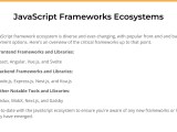 Ppt Javascript Frameworks Popularity Powerpoint Presentation Free