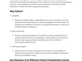 Ppt Python Programming Course Your Key To Programming Success