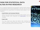 Ppt How To Use Python To Conduct Regression Analysis In Management