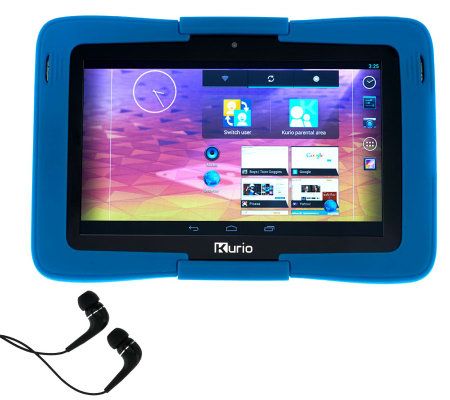 Kurio 7s 7″ 8gb Kid’s Tablet W/ Earbuds & 3-pack Screen Protectors | Milane
