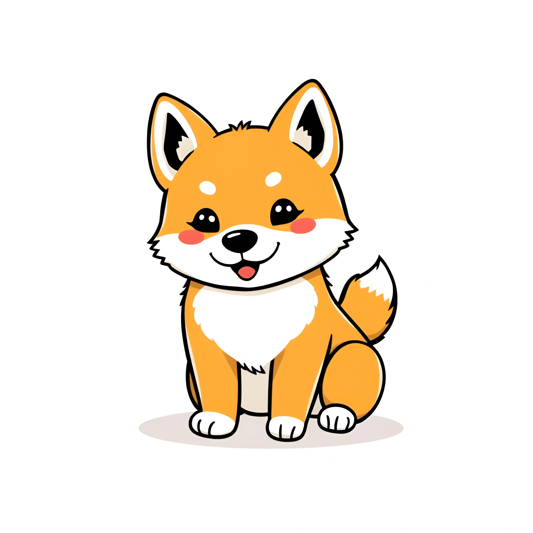 Cute Kawaii Corgi Illustration Free Download Ai Scribbles