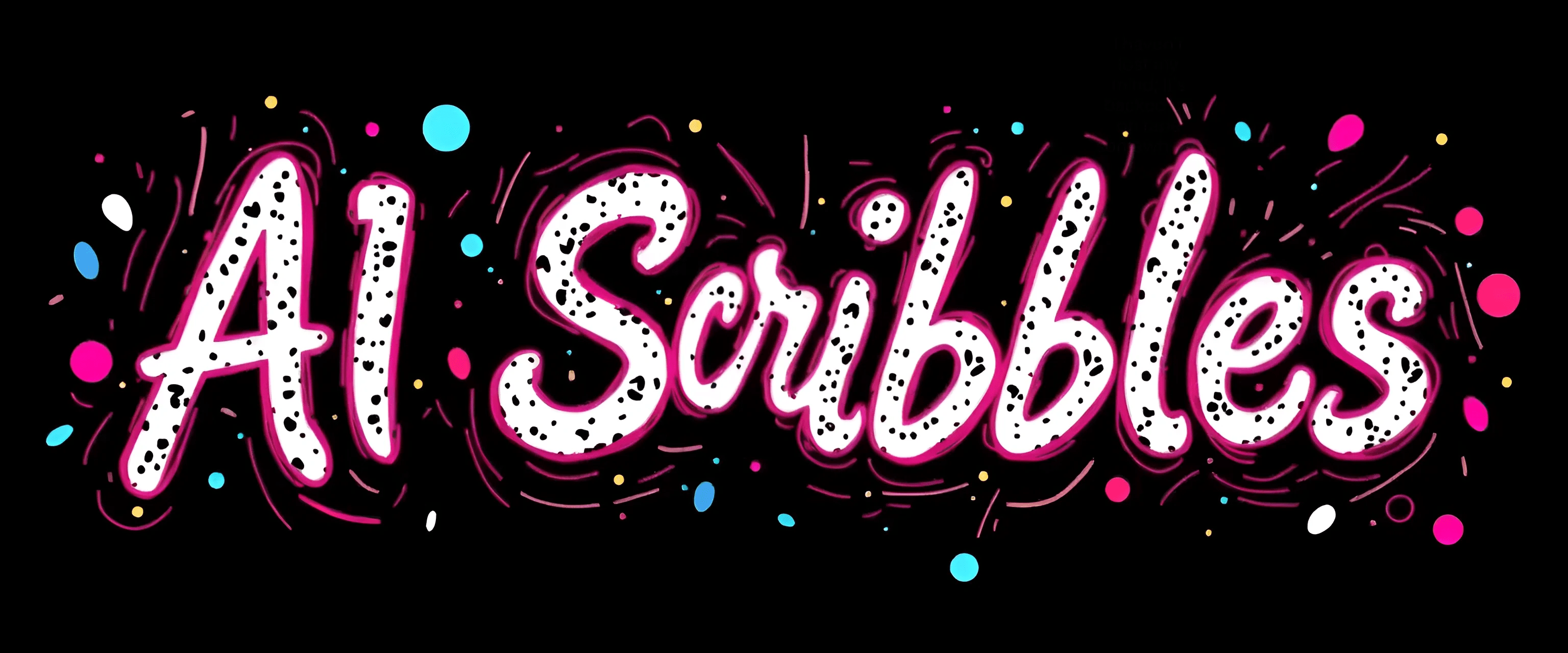 Ai Scribbles Colorful Typography Design Free Download Ai Scribbles