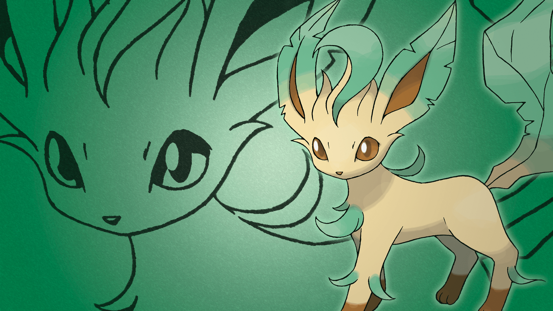 Leafeon Tapete