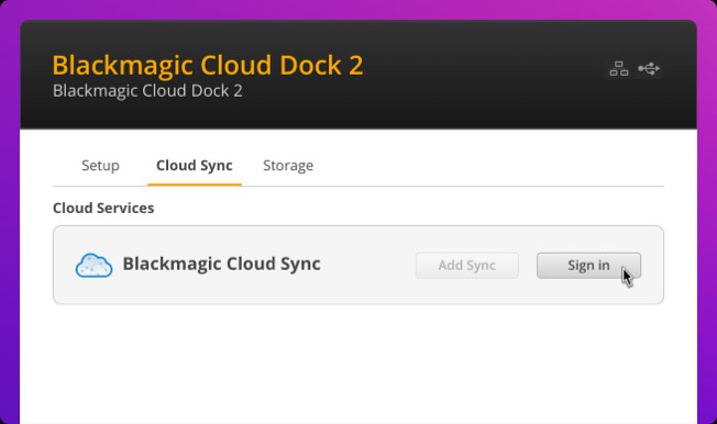 Blackmagic Cloud Dock Blackmagic Design