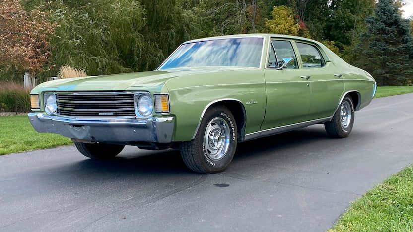 1972 Chevrolet Chevelle Malibu 4 Door Hardtop Vin 1d39h2r570801
