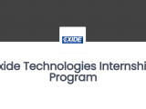 Exide Technologies Internship Program Comparably