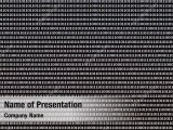 Binary Code Powerpoint Template Binary Code Powerpoint Background