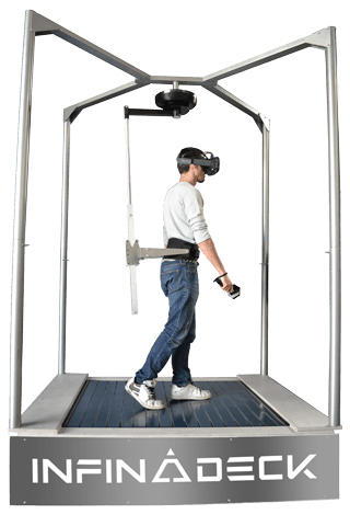 Infinadeck ลู่วิ่งรอบทิศทาง ที่จะทำให้คุณเดินในโลก VR ได้อย่างอิสระ ...