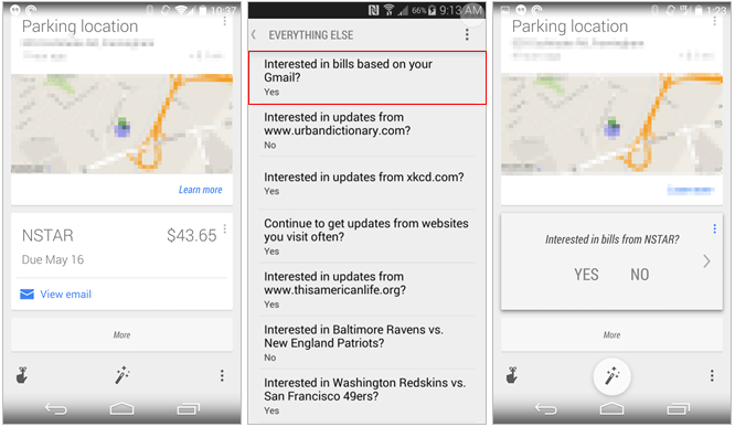 อัพเดตใหม่ Google Now สามารถแจ้งเตือนให้เราไปจ่ายบิล | techfeedthai