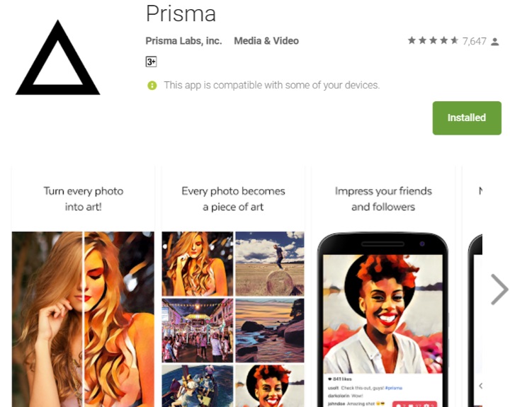 Prisma แอพถ่ายภาพฟิลเตอร์สุดอาร์ตลง Android แล้ว เปิดให้โหลดบน Google Play เรียบร้อย (ระวังแอพ ...