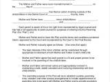Parenting Plan Template