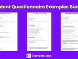 Free 22 Student Questionnaire Examples In Pdf Doc Student Engagement