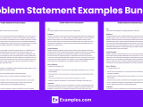 20 Problem Statement Examples To Download