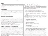 Training Program Design Sample Pdf Eoua Blog