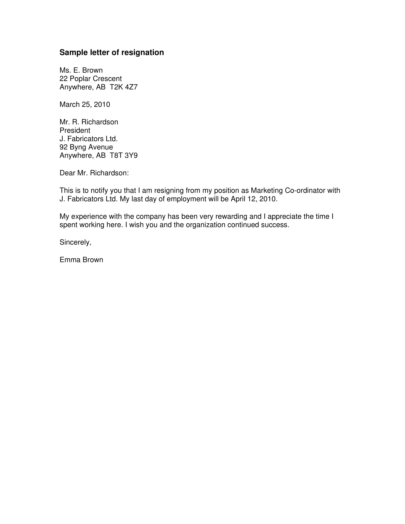 Resignation Letter Example Writing A Resignation Letter ZOHAL resignation-letter-example-writing-a-resignation-letter-zohal