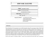 11 Job Task Analysis Examples To Download