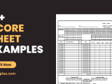17 Score Sheet Examples To Download