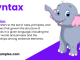 100 Syntax Examples