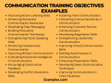 29 Communication Training Objectives Examples