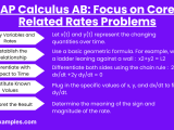 Unit 4 4 Solving Related Rates Problems Notes Practice Questions