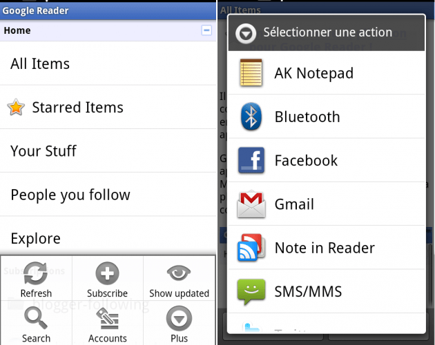 Google Reader, l’application officielle pour lire ses flux rss est ...