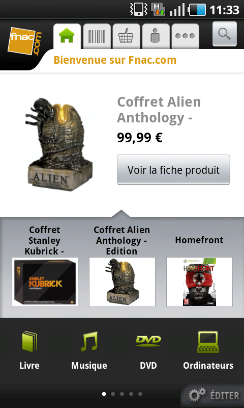 Les applications Fnac.com et FnacBook sont arrivées Android