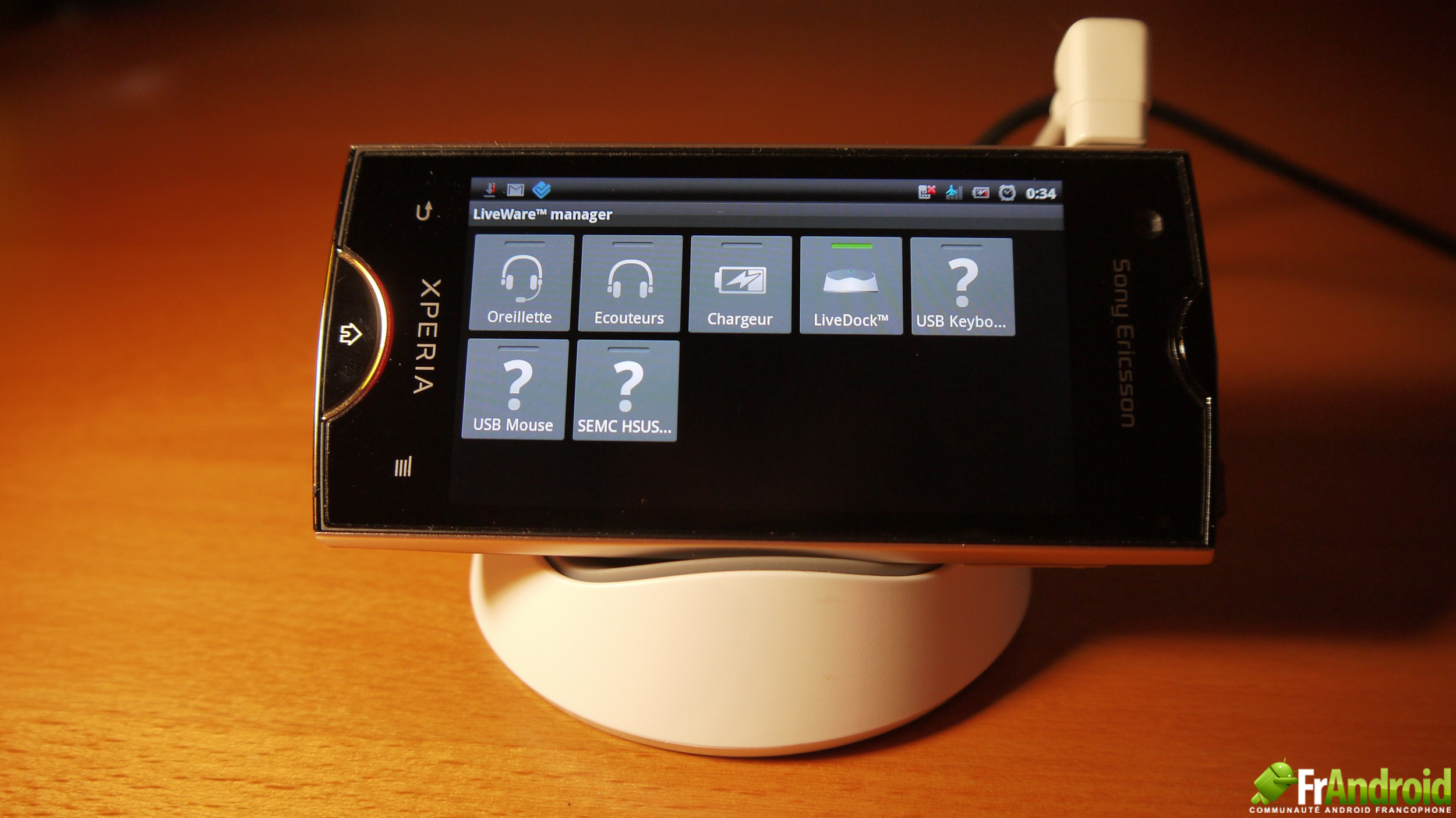 Test du Sony Ericsson LiveDock (DK10)