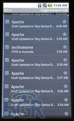 Android 2.0 "Eclair" en captures