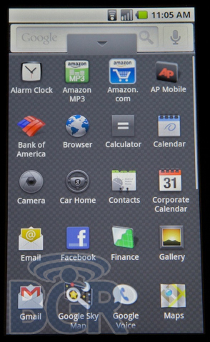 Android 2.0 "Eclair" en captures
