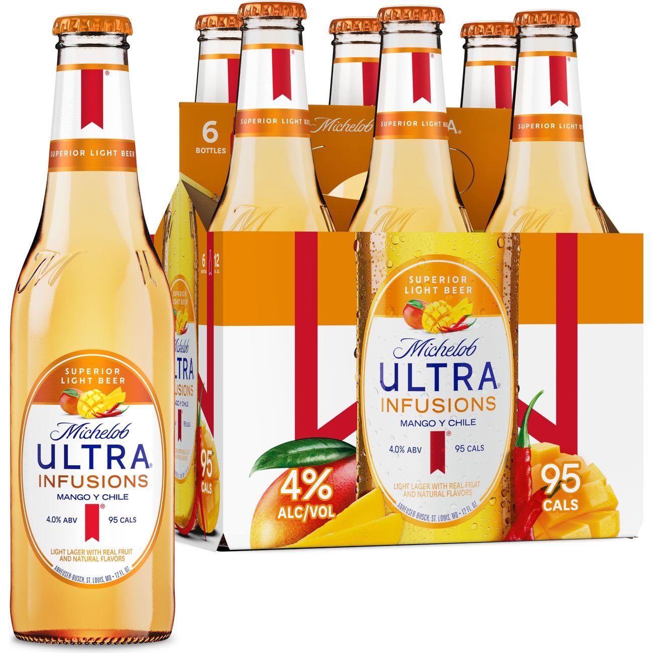 Michelob Ultra Infusions Pomegranate Agave Beer 12 Oz Bottles Shop
