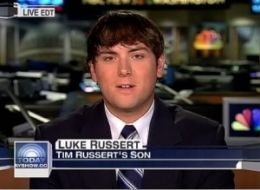 Luke Russert, son of the late Tim Russert, will serve as a ...