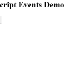 Javascript Events