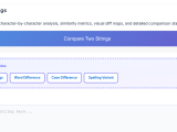 Compare Two Strings Advanced Text Comparison With Visual Diff Analysis